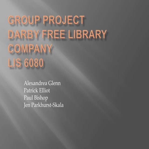 Darby Free Library | PPTX