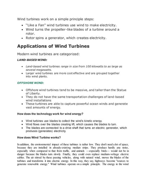 Wind power plant | PPT