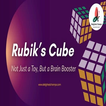Rubik’s Cube: Not Just a Toy, But a Brain Booster | PDF