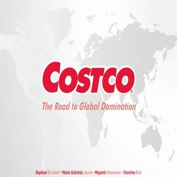 CostCo - Global Expansion Strategy | PPTX