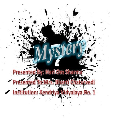 Mystery class - 9 | PPT