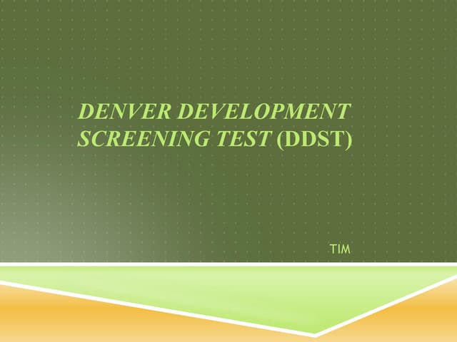 Pemeriksaan DENVER II pada anak-anak.pptx