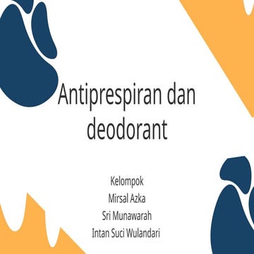 kosmetika deodorant dan antiperspirant .pptx