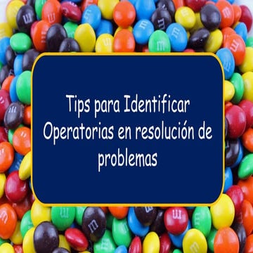 ppt de palabras claves para la resolución de problemas | PPTX