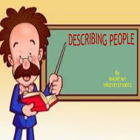 Ppt describing people | PDF