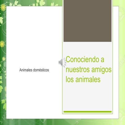Los animales | PPT