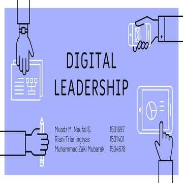 Digital Leadership Presentation | PPTX