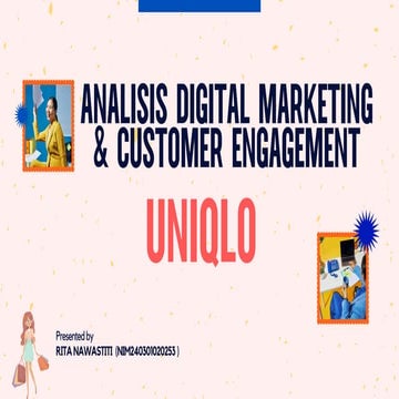 PPT Analisis Digital Marketing Brand UNIQLO | PDF
