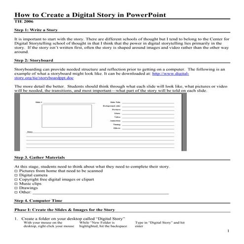 Ppt+digitalstory | PDF