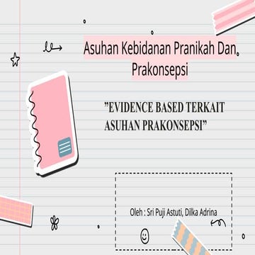 CONTOH ASKEB PRANIKAH dan prakonsepsi pada catin | PPT