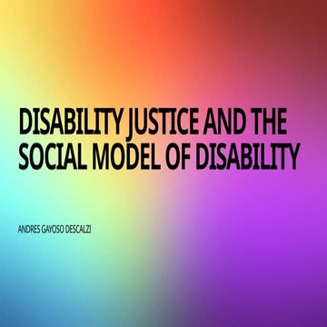 PPT Disability Justice and Social Model of Disability.pptx