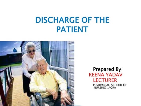 Patient Discharge Process in Corporate Hospital _ PPT | PPTX