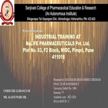 One month industrial training report.pptx