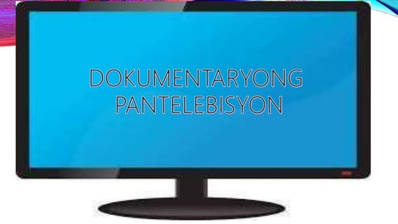 Programang pantelebisyon filipino 8 topiko | PPTX