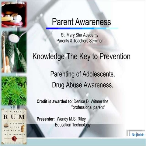HOW TO EDUCATE TEENS ABOUT DRUGS? ?.pptx