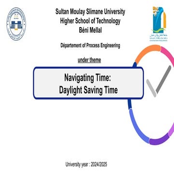 ppt_DST_Day light saving time / da light saving time in Morocco | PPTX