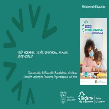 Planificacion del diseño universal de aprendizaje para educacion media ...