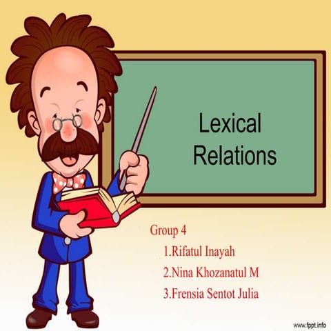 Lexical Relations | PPT