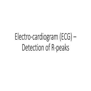 Iot Based Ecg Monitoring System Using Node Mcu Pptx Digital Audio Computer Software And