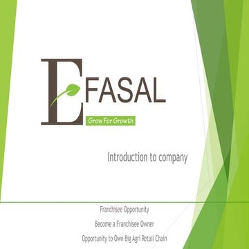 E-FASAL -Model | PDF