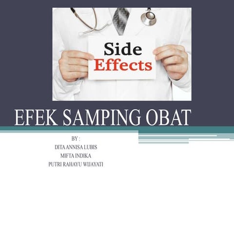 Ppt efek samping obat | PPTX
