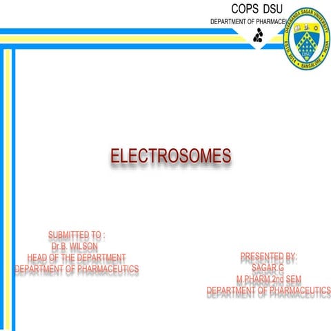 Ppt electrosomes | PPTX
