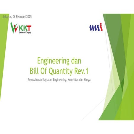 ENGINEERING DAN BOQ KKT bill of quantity | PDF