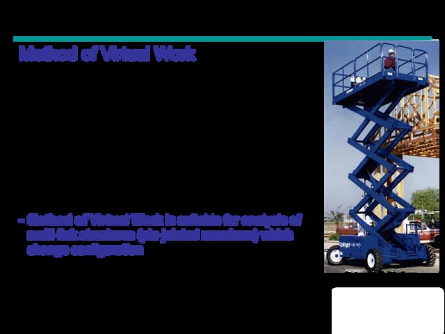 Principle of virtual work and unit load method | PPTX