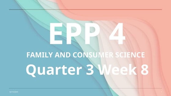 Epp he aralin 5 | PPTX