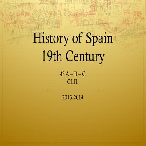 History of Spain (19th Century) | PPT | Christianity | Religion ...