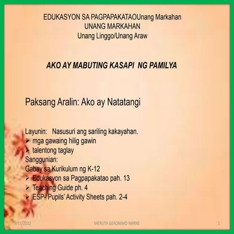 PPT_ESP_Q1_W1_D1_Ako ay Natatangi.pptx