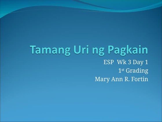 Pinagmulan ng pamilya grade 1 quarter 12 | PPTX