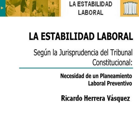 Ppt Estabilidad Laboral Y Lgt | PPT