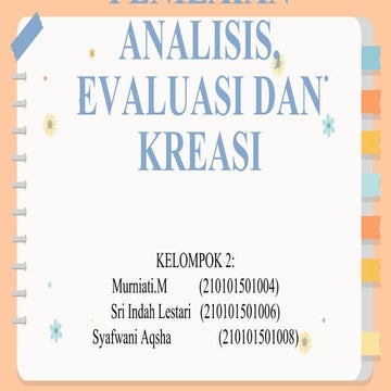 PPT EVALUASI PEMBELAJARAN KLP 5.pptx