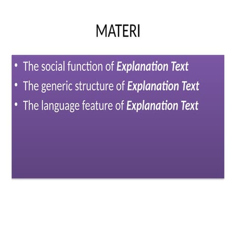 PPT EXPLANATION TEXT FOR CLASS X VOCATIONAL HIGH SCHOOL | PPTX