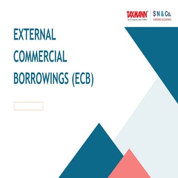External Commercial Borrowings - Overview | PPTX