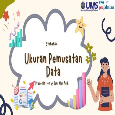 PPT Ukuran Pemusatan Data (Mean, Median, dan Modus) | PDF