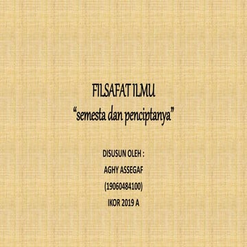 Ppt filsafat ilmu | PPT