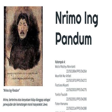 PPT Filsafat Local Wisdom (Nrimo Ing Pandum).pptx