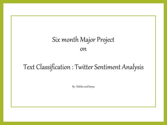 Application Of Nlp Sentimental Analysispptx 3835