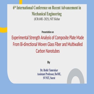 Analysis of Composite Plate Made From Bi-directional Woven Glass Fiber ...