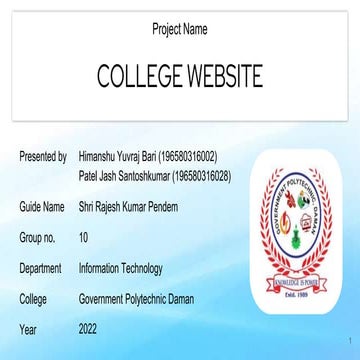 PPT Final Project - College Website.pptx