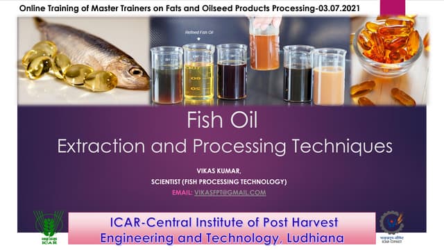 Products of fish | PPT