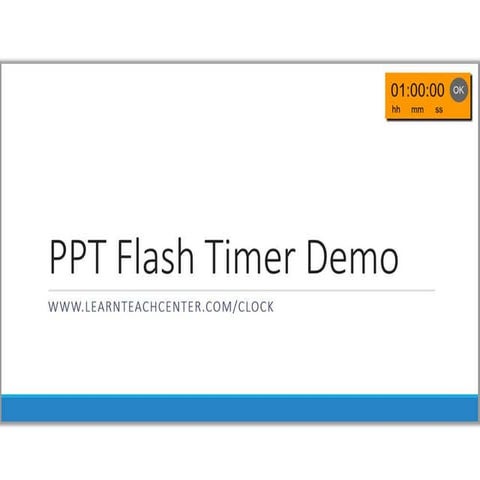 PPT Flash Timer: How Your Audience See | PPTX