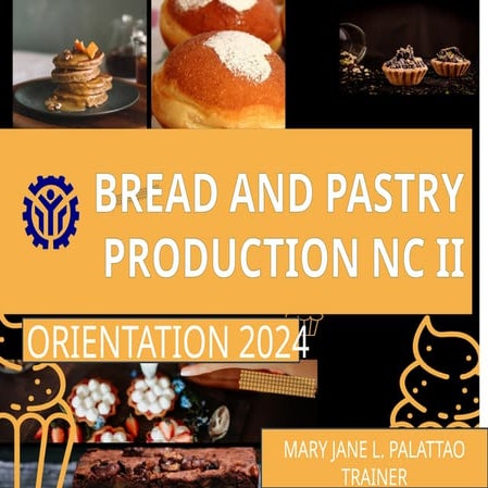 Tr bread and pastry production nc ii | PDF