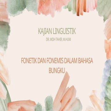 PPT FONETIK & FONEMIK BAHASA BUNGKU.pptx