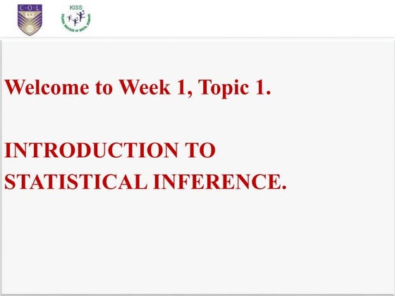 Statistical Inference Ppt
