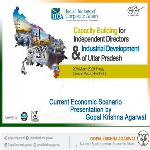 PPT on Capacity building and Industrial Development of UP | PPTX