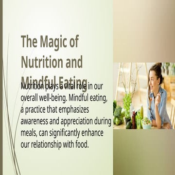 ppt for assembly 3.pptx on the topic magic of nutrition | PPTX