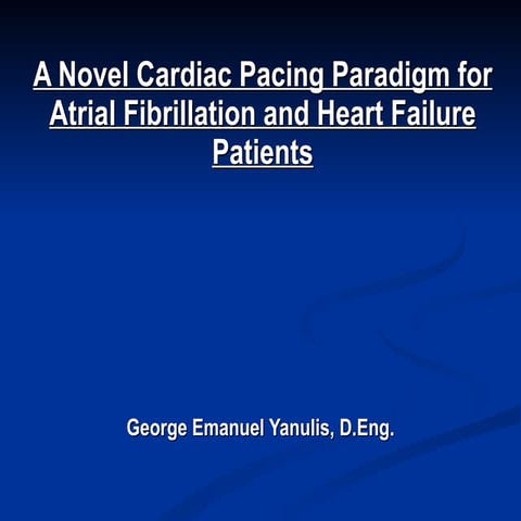 PPT for cardiac pacing | PPT